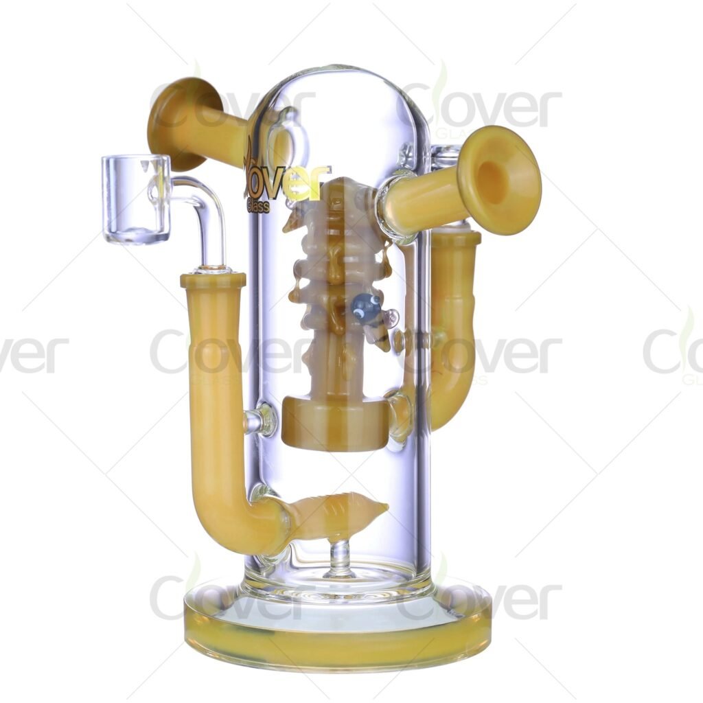 10.43-Inch Dual Chamber Dual Mouthpiece Dab Rig – 14mm Female Joint ...