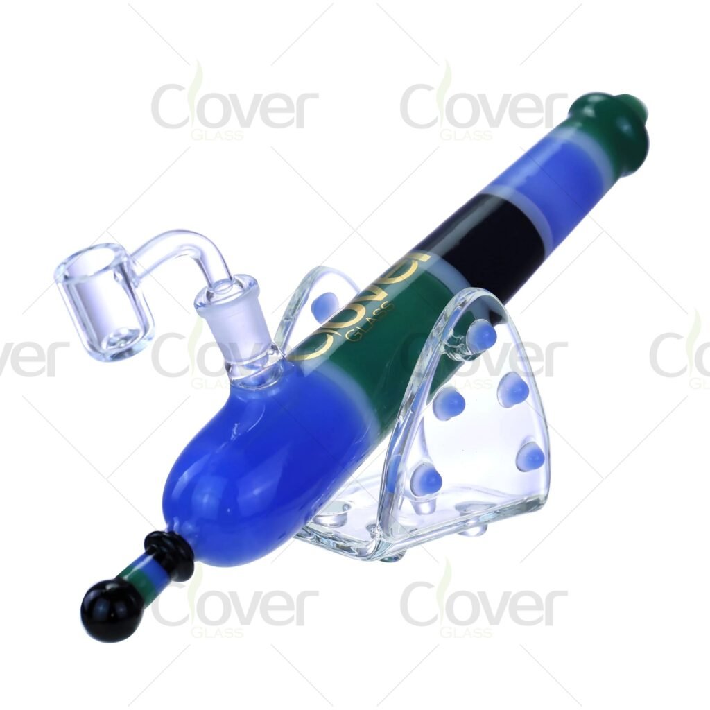 11.02-Inch Cannon-Shaped Glass Dab Rig – 14mm Female Joint, 5mm Durable ...