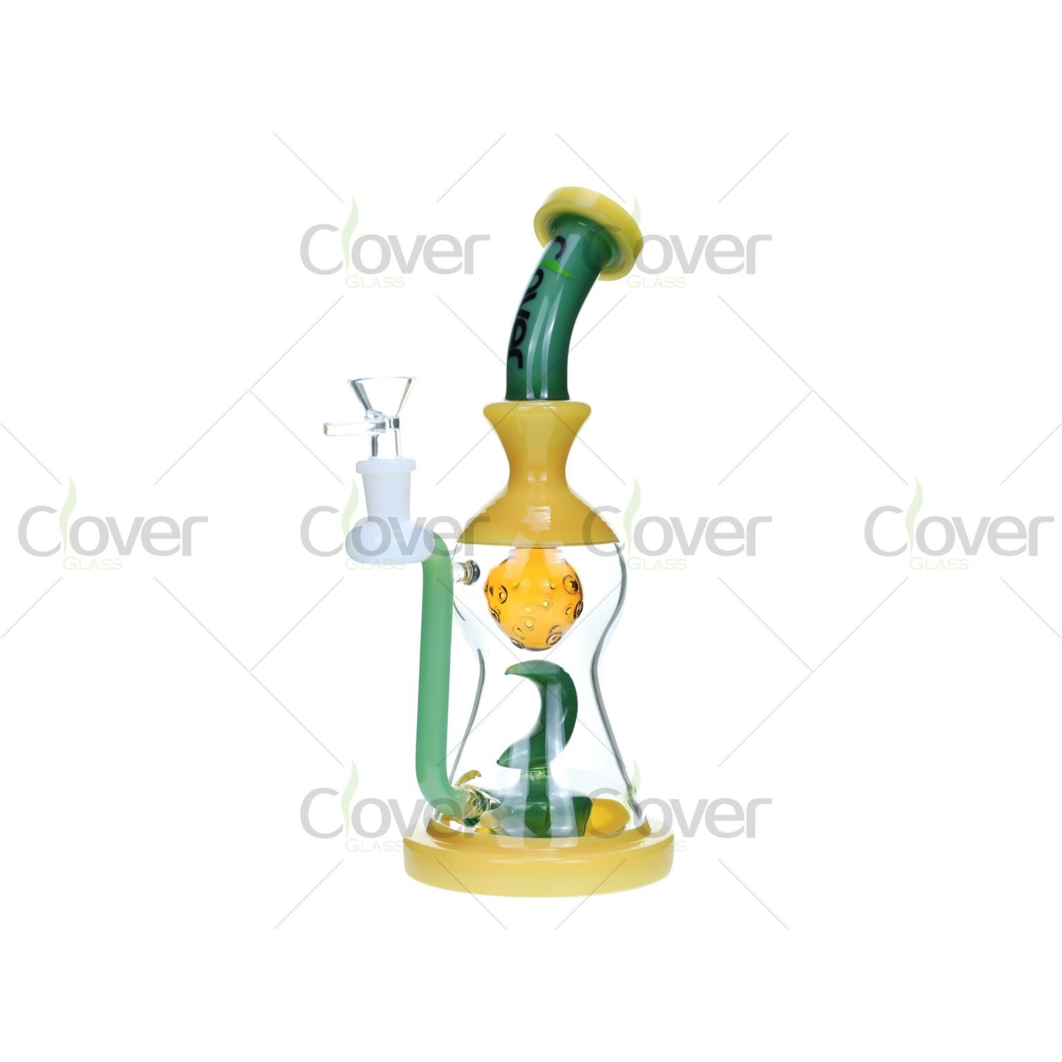 11.02-Inch Moon & Moonlit Filter Glass Water Pipe | Unique Recycler ...